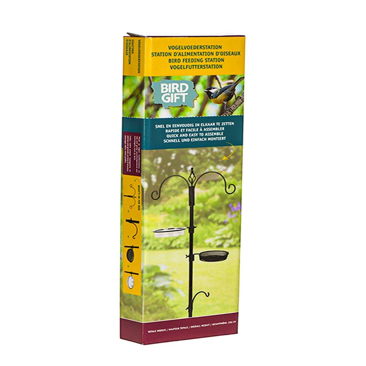 Køb Foderstation med foderbakke og fuglebad