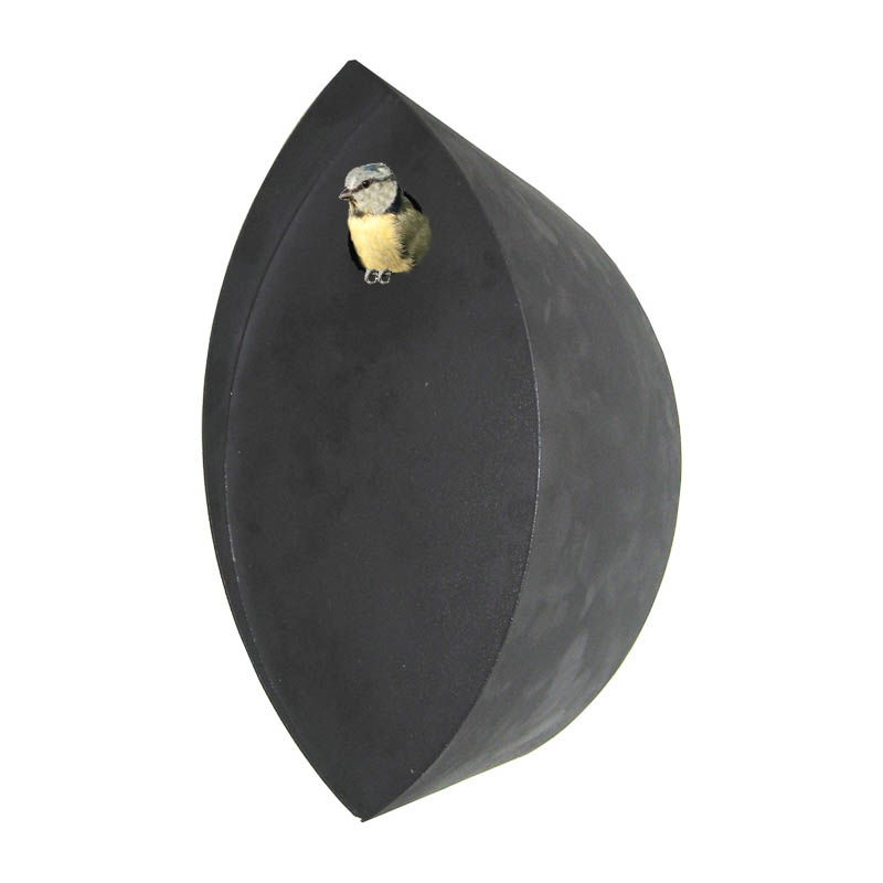 Køb Redekasse Ellipse, sort pulverlakeret stål