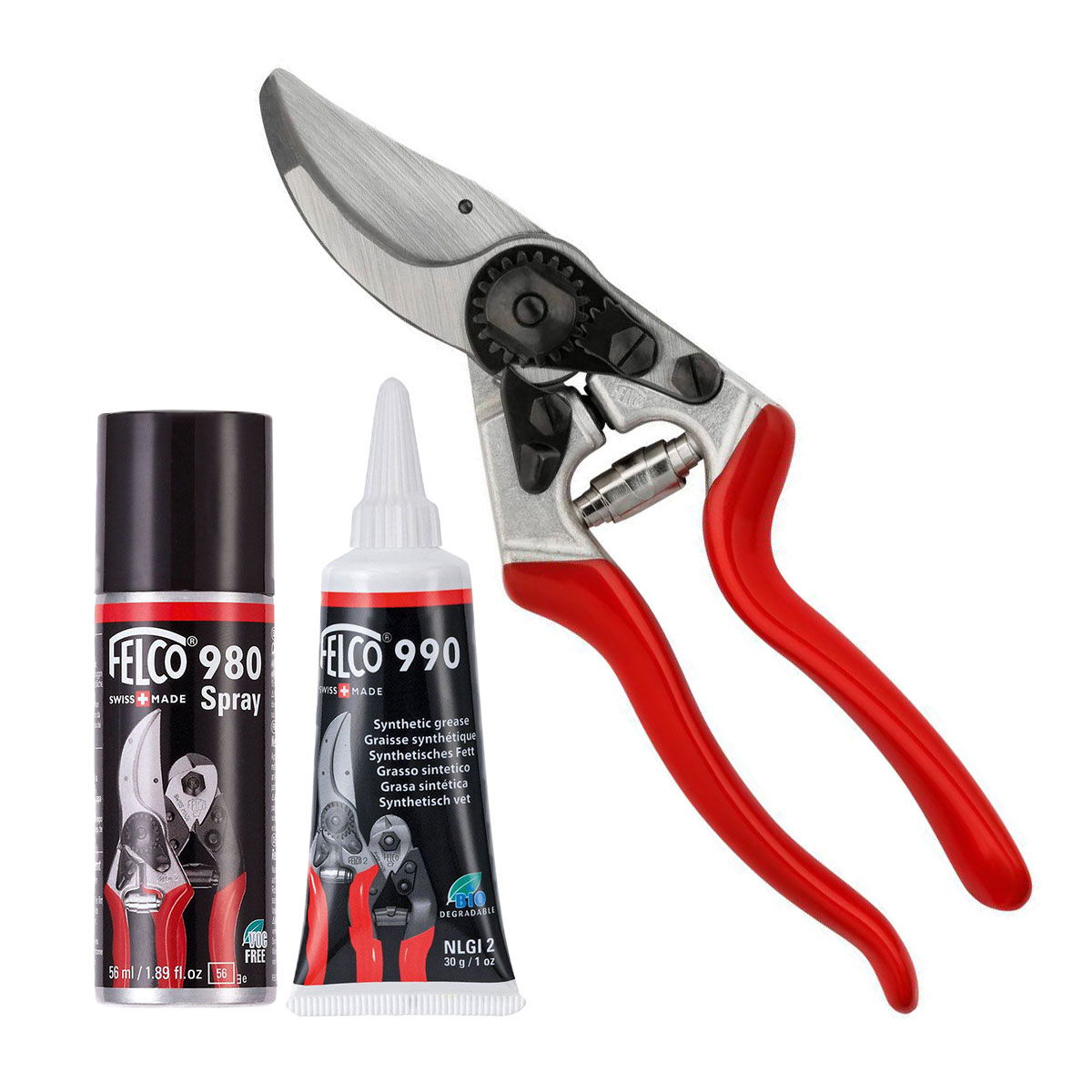 Køb sampak af Felco 8, Felco 990 fedt & Felco 980 spray!